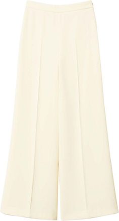 Twin-Set pantalon palazzo en crêpe - Jaune