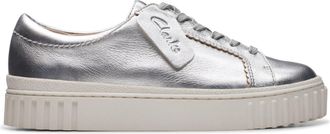 Clarks Femme Mayhill Walk Basket, Silver Metallic, 39 EU