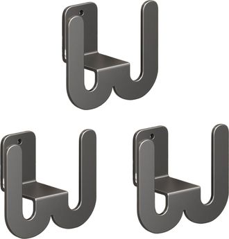 Generic 3er-Pack Schuhregal Zur Wandmontage, Multifunktionaler H&auml;nge-Organizer Mit Haken for Hausschuhe, Platzsparend Geeignet for Badezimmer Und Schlafzimmer