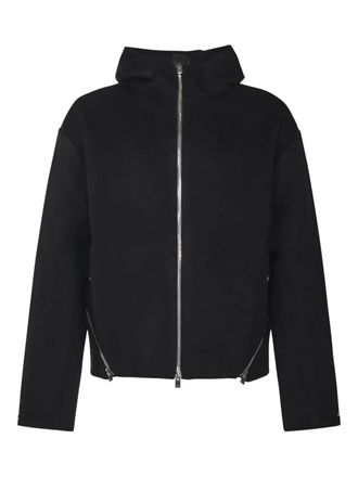 Heliot Emil veste zipp&eacute;e Lasing &agrave; capuche - Noir