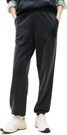 Tommy Jeans Relaxed Crest Logo Jogger Sweatpants Pantalon de surv&ecirc;tement, Noir, M Femmes