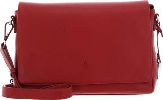 Picard Bali Umhängetasche für Damen aus Rindsleder in Rot mit Magnetverschluss, 26x17x9 cm, 121715J326