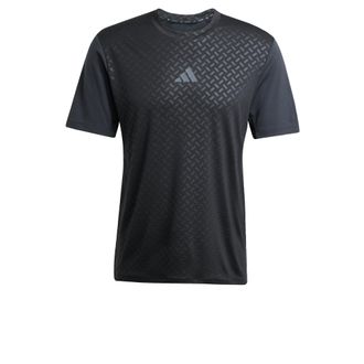 adidas Mens PrimeLift 3-Streifen T-Shirt Black M