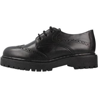 Geox D Bleyze Schn&uuml;rschuhe - - Shoes - Damen - Schwarzk - 36 EU