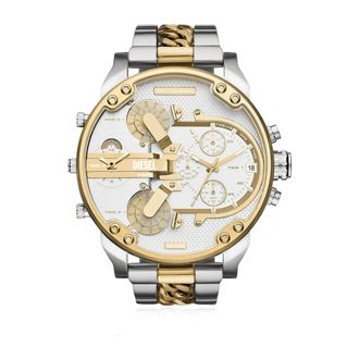 Diesel Homme, Accessoires, Gris, Taille: ONE Size Montre Chronographe Mr. Daddy 2.0