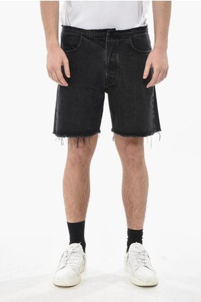 Givenchy Denim Shorts with Raw Hem size 30