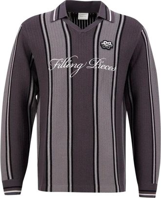 Filling Pieces Homme, Pulls, Gris, Taille: XL Knit Football Jersey