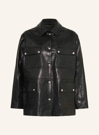 Proenza Schouler Lederjacke Brice schwarz