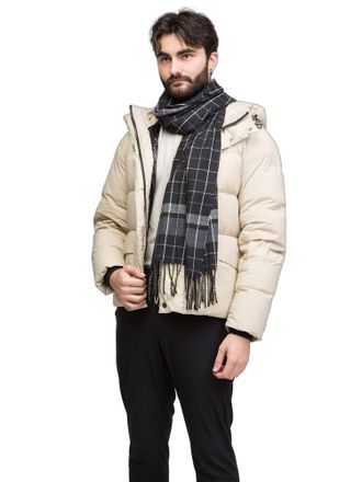 Momo Design Mens Scarf Black Acrylic Accessories Viscose