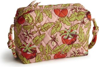 Vera Bradley Premium Cotton Blake Crossbody, Tomatenreben, Einheitsgröße