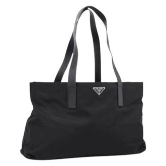 Prada Pre-owned Nylon Tote Bag - - Pre-owned - Damen - Schwarzk - ONE SIZE