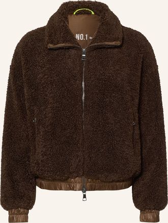 No.1 Como Teddyfell-Jacke Taro braun