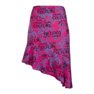 Versace Jeans Couture Lila Midi Rock 74He818Ns228406 - - Skirts - Damen - Lila - XS