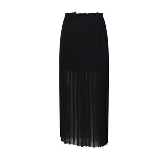 Ami Femme, Jupes, Noir, Taille: 40 FR Jupe Plissée Noire