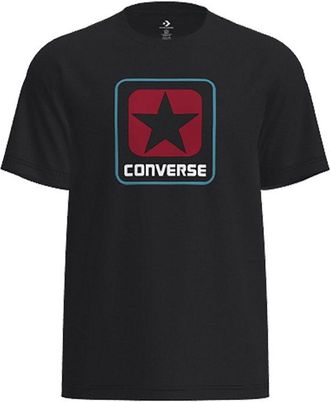 Converse T-Shirt BOX LOGO TEE sportlicher Stil, aus Baumwolle und Polyester