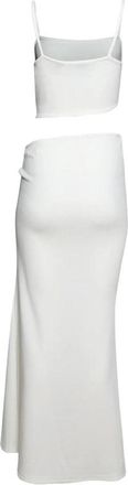 CHRISTOPHER ESBER Cut-Out Detail Dress - White