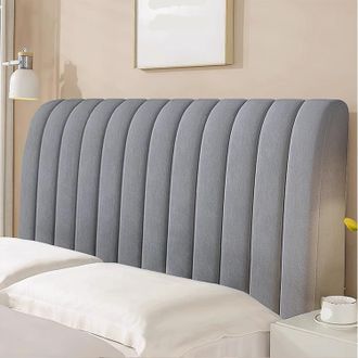 Generic Universell Verdicken Kopfteilbezug &Uuml;berzug F&uuml;r 120/150/180/200/220cm, Gesteppt Einfarbig Baumwolle Bettkopfteil Bezug Waschbar Betthusse, All-Inclusiv