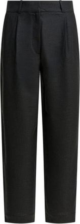 IVY OAK IVY Oak, Femme, Pantalons, Noir, Taille: 34 FR Persephone Ann Pleated Ankle Pants