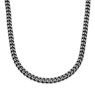 s.Oliver Herren Necklace - Halskette aus geb&uuml;rstetem Edelstahl - Silber - Gliederkette 55 cm - wasserfest & hautfreundlich