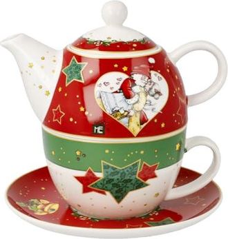 GOEBEL Tea for One Teekanne Mary Engelbreit - Home Sweet Home