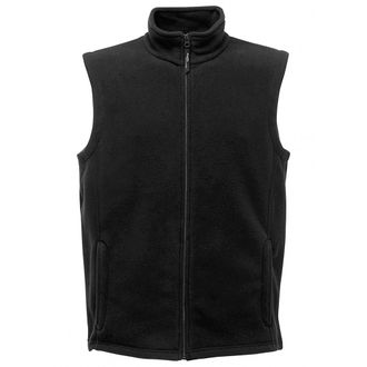 Regatta Herren 210 Microfleece Bodywarmer / Weste (XL) (Schwarz)