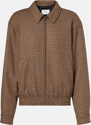 Saint Laurent Veste matelassée à carreaux