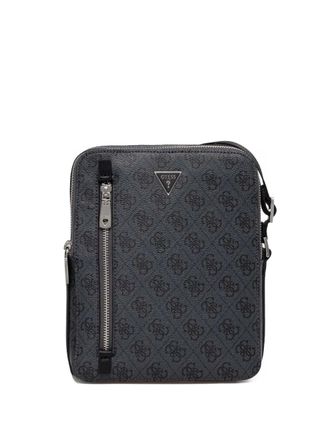 Guess Co sac port&eacute; &eacute;paule &agrave; logo int&eacute;gral - Gris