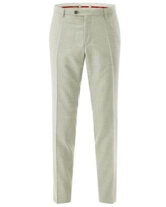 CG - Club of Gents Festliche Anzughose aus Schurwolle mit Struktur, Slim Fit in