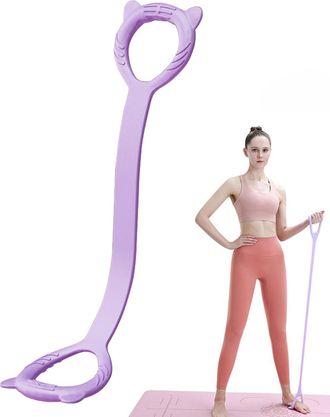Generic Elastische Dehnb&auml;nder | Acht-Form rutschfeste Widerstandsb&auml;nder - Armtrainer Brustexpander Zugseil Tragbare Flexb&auml;nder F&uuml;r Muskelaufbau K&ouml;rperdehnung,