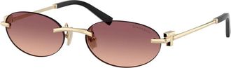 Tiffany & Co. unisex, Accessoires, Jaune, Taille: 56 MM Lunettes de soleil rondes
