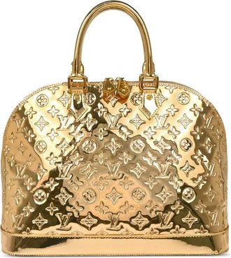 Louis Vuitton sac à main Alma MM Miroir (2008) - Or