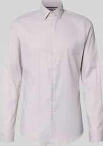 Jake*s Slim Fit Business-Hemd mit Kentkragen und extra langem &Auml;rmel