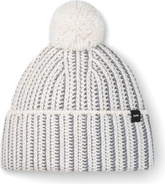 Eisb&auml;r M&uuml;tze Herren & Damen Ronda Pompon Wei&szlig; - Merino Winterm&uuml;tze Unisex mit Fleece sch&uuml;tzt vor K&auml;lte und Wind - Bommelm&uuml;tze warme Lifestyle Strickm&uuml;tze mit