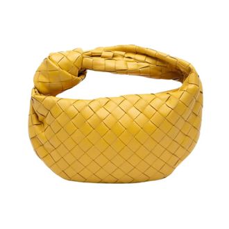 Bottega Veneta Pre-owned Gewebte Henkeltasche Mini - - Pre-owned - Damen - Gelb - ONE SIZE