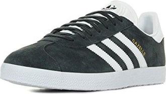 adidas Originals adidas Gazelle Baskets Homme, Solid Grey White Gold Metallic, 36 2/3 EU