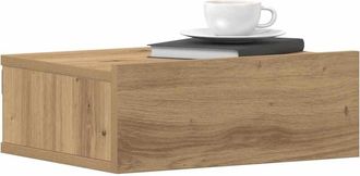 vidaXL Tables de chevet flottantes 2 pcs ch&ecirc;ne artisanal 40x32x15 cm Vidaxl