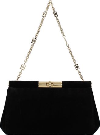 Dolce & Gabbana Dolce&Gabbana Marlene Velours Noir Femmes Embrayage