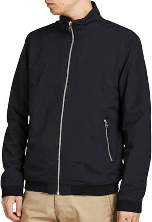 Jack & Jones Homme Jjerush Harrington Bomber Blouson Aviateur, Noir, XXL EU