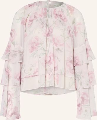 Ted Baker Blusenshirt Rizaa Mit Volants rosa