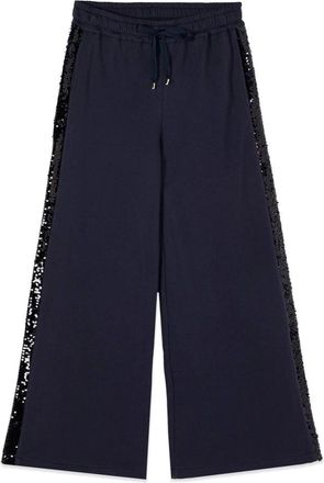 Oltre Femme, Pantalons, Bleu, Taille: 36 FR Pantalon Palazzo