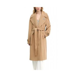 Karl Lagerfeld Soft Wool Coat - - Coats - Damen - Braun - S