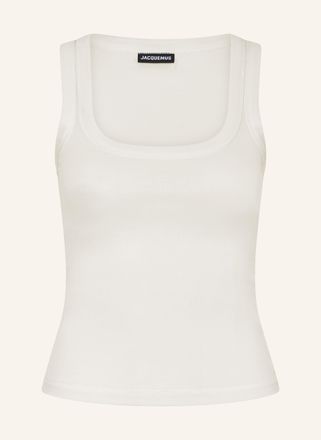 Jacquemus Jacquemus Top Le Debardeur Gros Grain weiss
