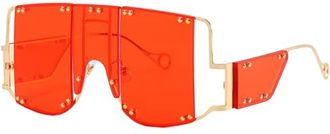 BESPORTBLE 1Pc Punk Lunettes De Soleil Femmes Surdimensionn&eacute; Festival F&ecirc;te Strass Funky Prop Lunettes Mode Hommes De Soleil Style Punk De