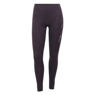 adidas by Stella McCartney Lauf-Leggings mit floraler Spitze - - Sport - Damen - Schwarzk - S