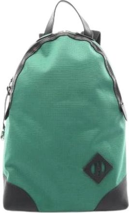 Herm&egrave;s Pre-owned Sac &agrave; dos en cuir Swift - Homme - Pre-owned - Vert - Taille: ONE Size