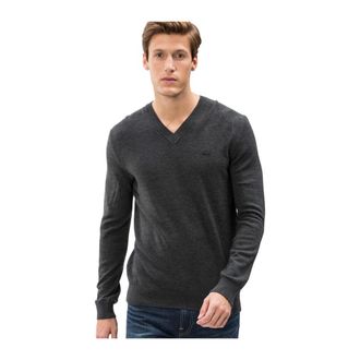 Lacoste V-Ausschnitt Strickware - - Knitwear - Herren - Grau - S