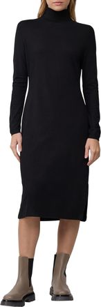 s.Oliver Rollkragen-Feinstrickkleid im Slim Fit aus Viskosemix