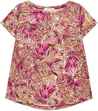 Maliparmi Maliparmi, Femme, Tops, Multicolore, Taille: 42 FR Summer Nomade Prints T-shirt