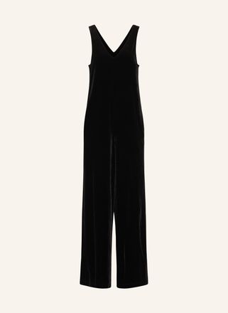 A|X Armani Exchange Samt-Jumpsuit schwarz