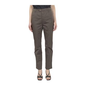 Saint Laurent Straight Hosen - - Trousers - Damen - Gr&uuml;n - 4XS